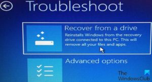 How to use Recovery Drive to restore Windows 11