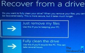 How to use Recovery Drive to restore Windows 11
