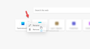 Add, remove, manage Quick Links on New Tab page in Edge
