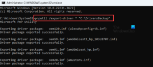 How to Backup and Restore Drivers in Windows 11/10