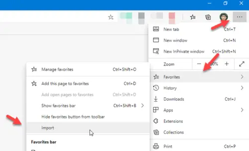 How to import or export saved passwords from Microsoft Edge How to import or export saved passwords from Microsoft Edge