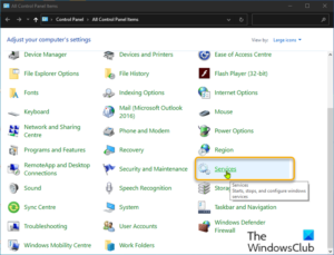 How to add Services.msc to Control Panel in Windows 11