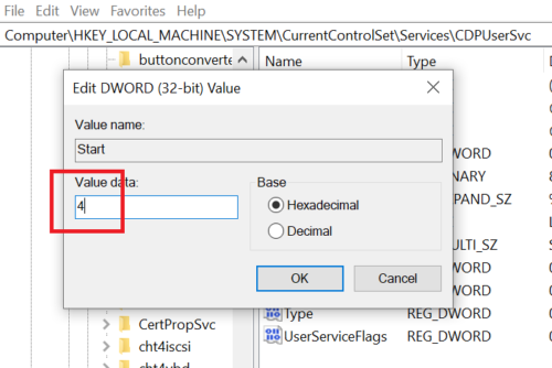 Connected Devices Platform Service (CDPSvc) High Disk Usage