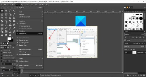 How to resize images without losing quality with GIMP image editor