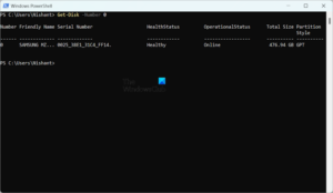 List Hard Drives using Command Prompt and PowerShell