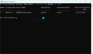 List Hard Drives using Command Prompt and PowerShell