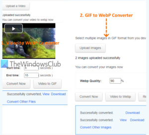 How to create animated WebP images