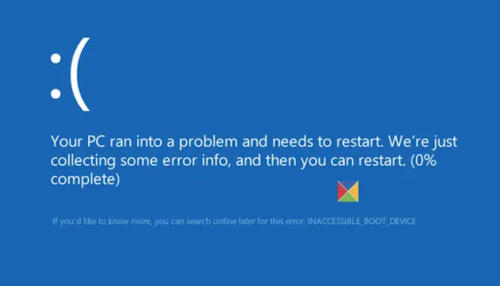INACCESSIBLE BOOT DEVICE error in Windows 11/10