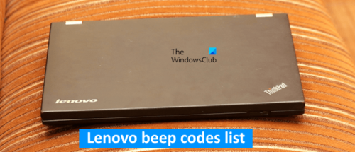 Computer Beep codes list and their meaning