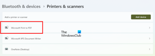 How to Print to PDF in Windows 11/10 without using any software