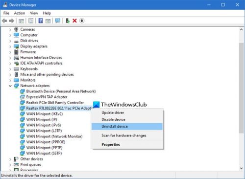 Wireless Adapter Settings missing in Advanced Power Settings