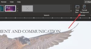 How to set a picture as a background on PowerPoint