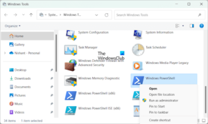 How to open an elevated PowerShell prompt in Windows 11/10