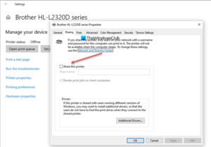Enable and configure Internet Printing on Windows Server