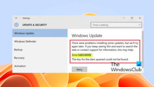 Fix 0x80240008 Windows Update Error