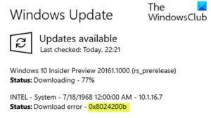 Fix 0x8024200B Windows Update Download error on Windows 11