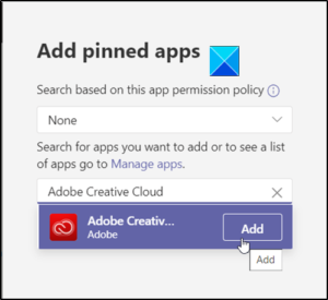 How to add an App to Microsoft Teams Appbar in Windows PC