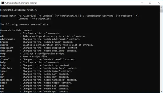 CMD commands to manage Wireless Networks in Windows 11/10 CMD commands to manage Wireless Networks in Windows 11/10