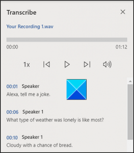 How to use Transcribe to convert Speech into Text in Word