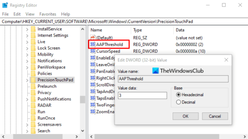 How to change Touchpad Sensitivity in Windows 11
