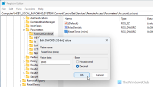 Configure Remote Access Client Account Lockout in Windows Server