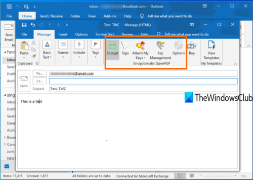 Free Email Encryption Add-ins for Outlook