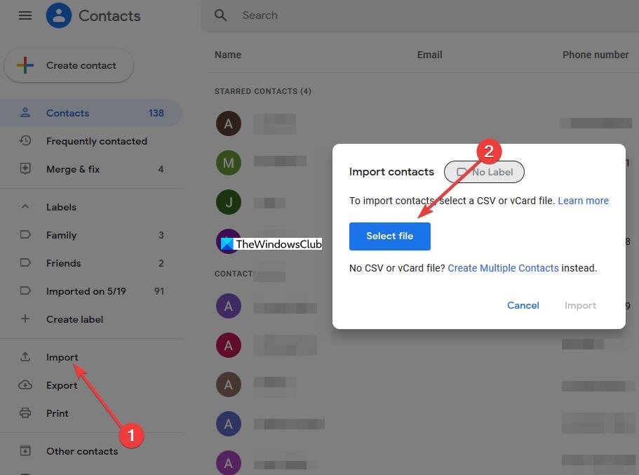 How to import Facebook contacts to Gmail