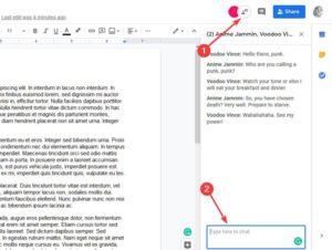 How to chat on Google Docs using Editor Chat feature