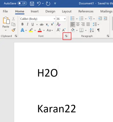 Format Text As Superscript Or Subscript In Word Excel Powerpoint