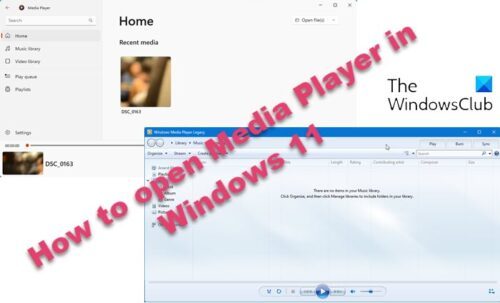 Where is Windows Media Player in Windows 11/10?