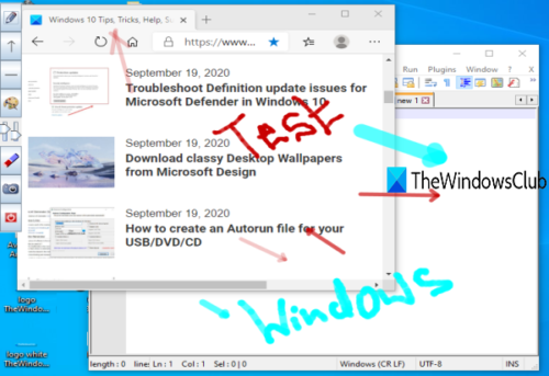 Best free software to Draw on Screen in Windows PC