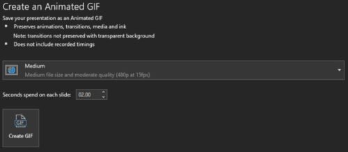 How to create animated GIF from PowerPoint Slides: PPT to GIF