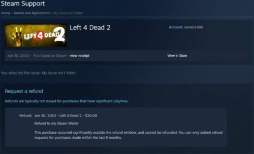 How to return a Steam game and get a refund?