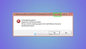 How to fix csc.exe application error in Windows 11/10