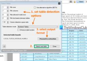 How to extract Tables from PDF documents