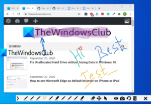 Best free software to Draw on Screen in Windows PC