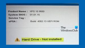 Fix Hard Drive Not installed problem on Windows 11