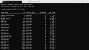 How to kill a Process using Command Line in Windows 11