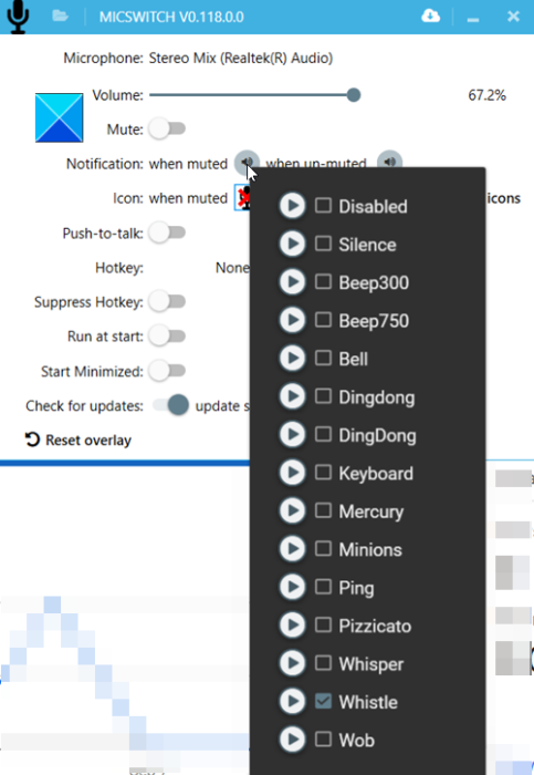 How to mute Microphone with a shortcut in Windows 11