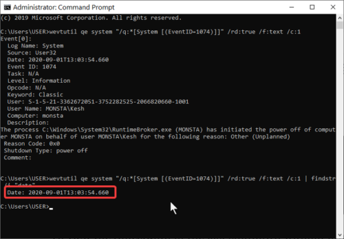 How to check the Shutdown and Startup Log in Windows 11/10
