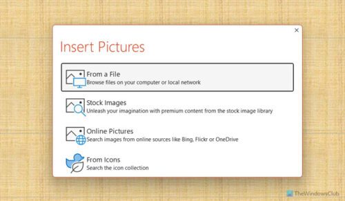 How to set a Picture as a Background on PowerPoint