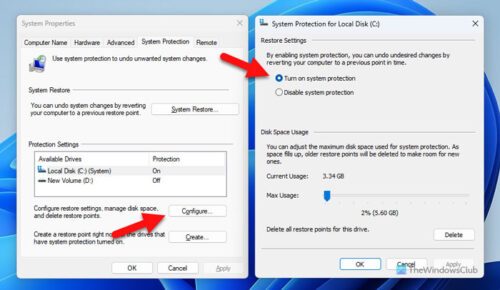 System Restore disabled by your system administrator or greyed out