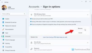The user name or password is incorrect error on Windows startup