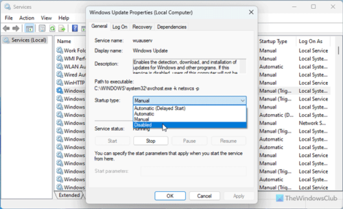 Windows Update enables itself even after turning it Off in Windows 11