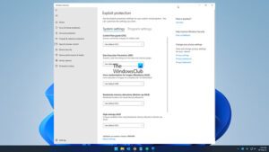 Enable and use Exploit Protection in Windows 11