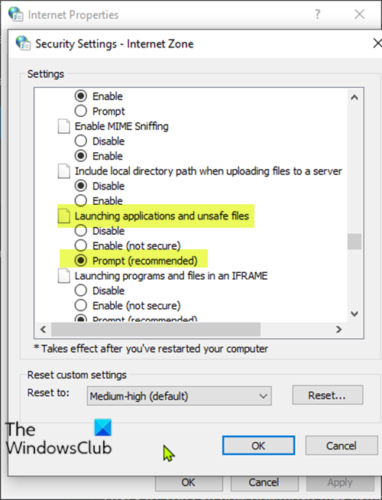Fix Failed – Blocked download error in Chrome or Edge