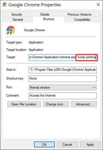 How to disable or enable System Print Dialog in Chrome