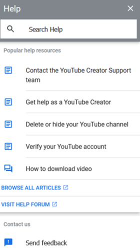 How to contact YouTube support