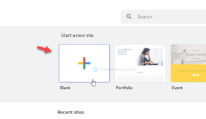 How to create and start a website using Google Sites