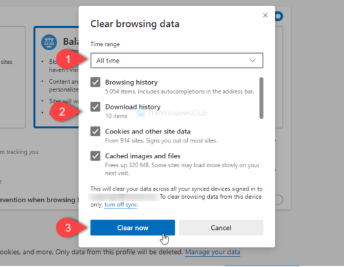 Edge does not show any icons for Favorite websites